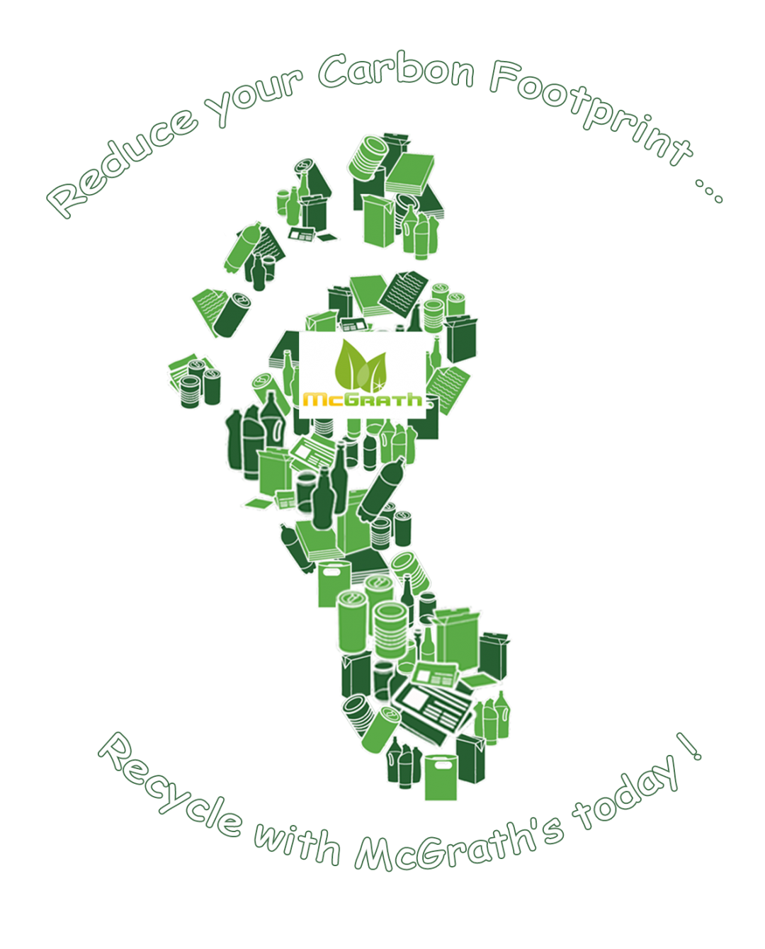 Foot print recycling - Mc Grath Waste
